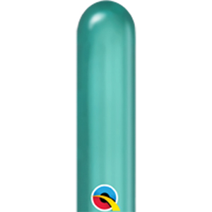 Qualatex 100 Plain Latex Balloons - 260Q Chrome Green