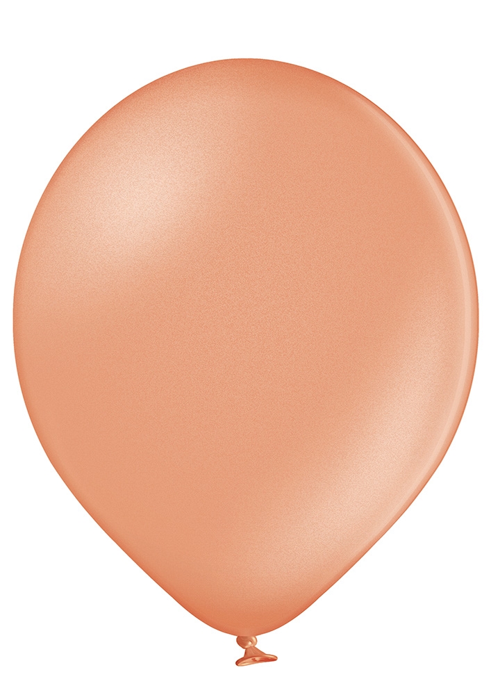 Belbal 50 Glossy Latex Balloons - 12 Inch Rose Gold