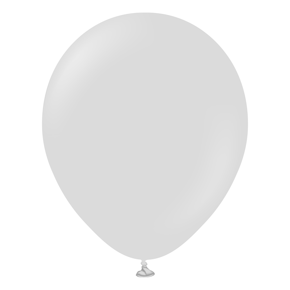 Kalisan 100 Retro Latex Balloons - 5 Inch Smoke