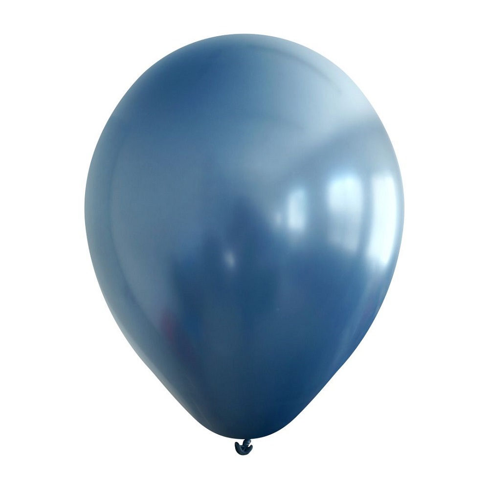 Kalisan 100 Standard Latex Balloons - 5 Inch Navy Blue