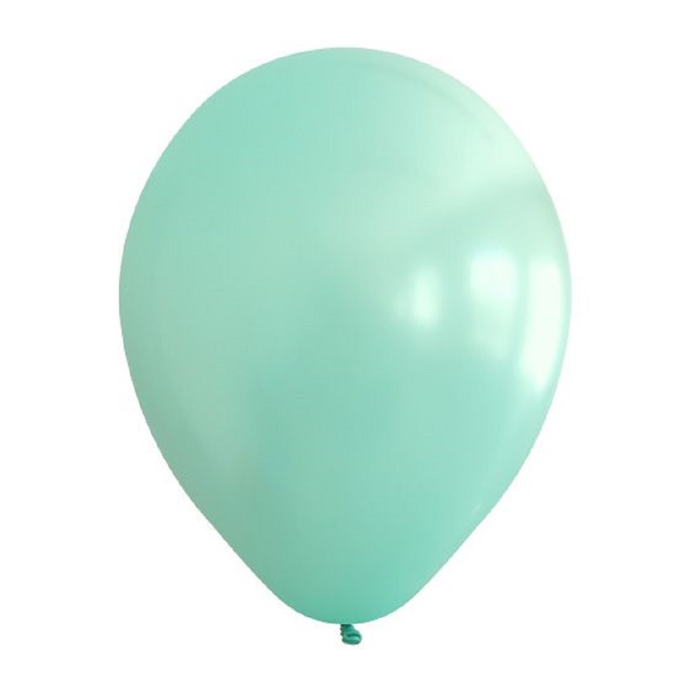 Kalisan 100 Standard Latex Balloons - 12 Inch Sea Green