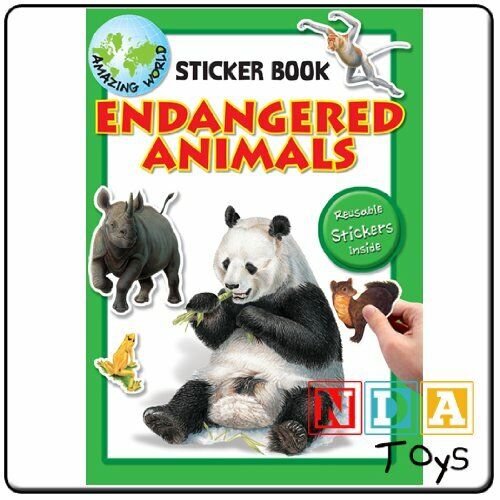 Alligator Endangered Animals Sticker Book
