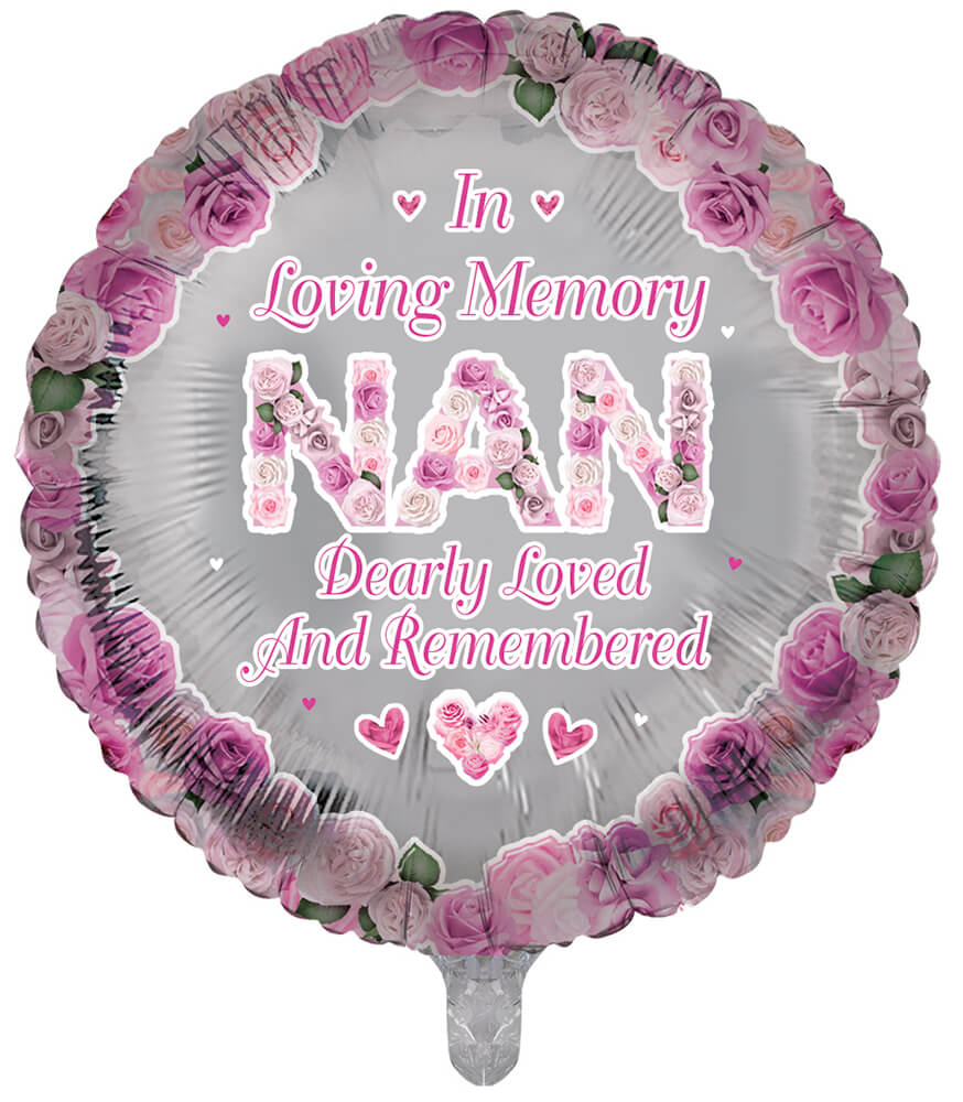 Sensation 18 Inch Pink Round Shape Foil Balloon - Nan