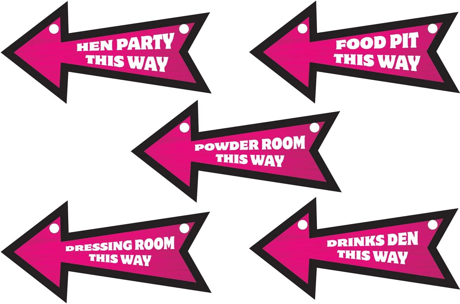 Amscan Hen Night 6 Direction Signs