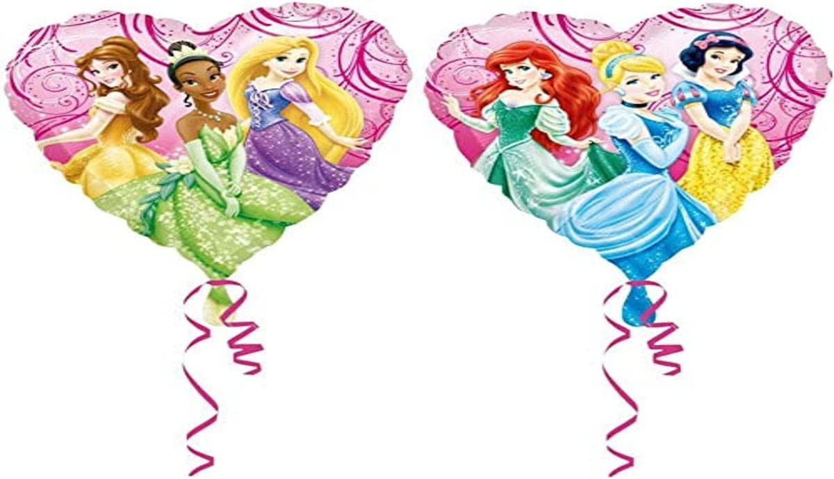 Anagram 9 Inch Disney Princess Heart Mini Air-filled Foil Balloon ...