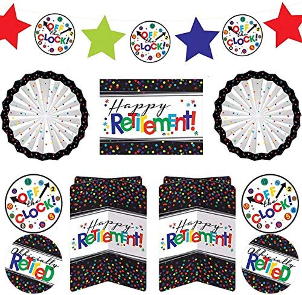 Amscan 10 Room Kit Decoration Officially Retired -Multicolor