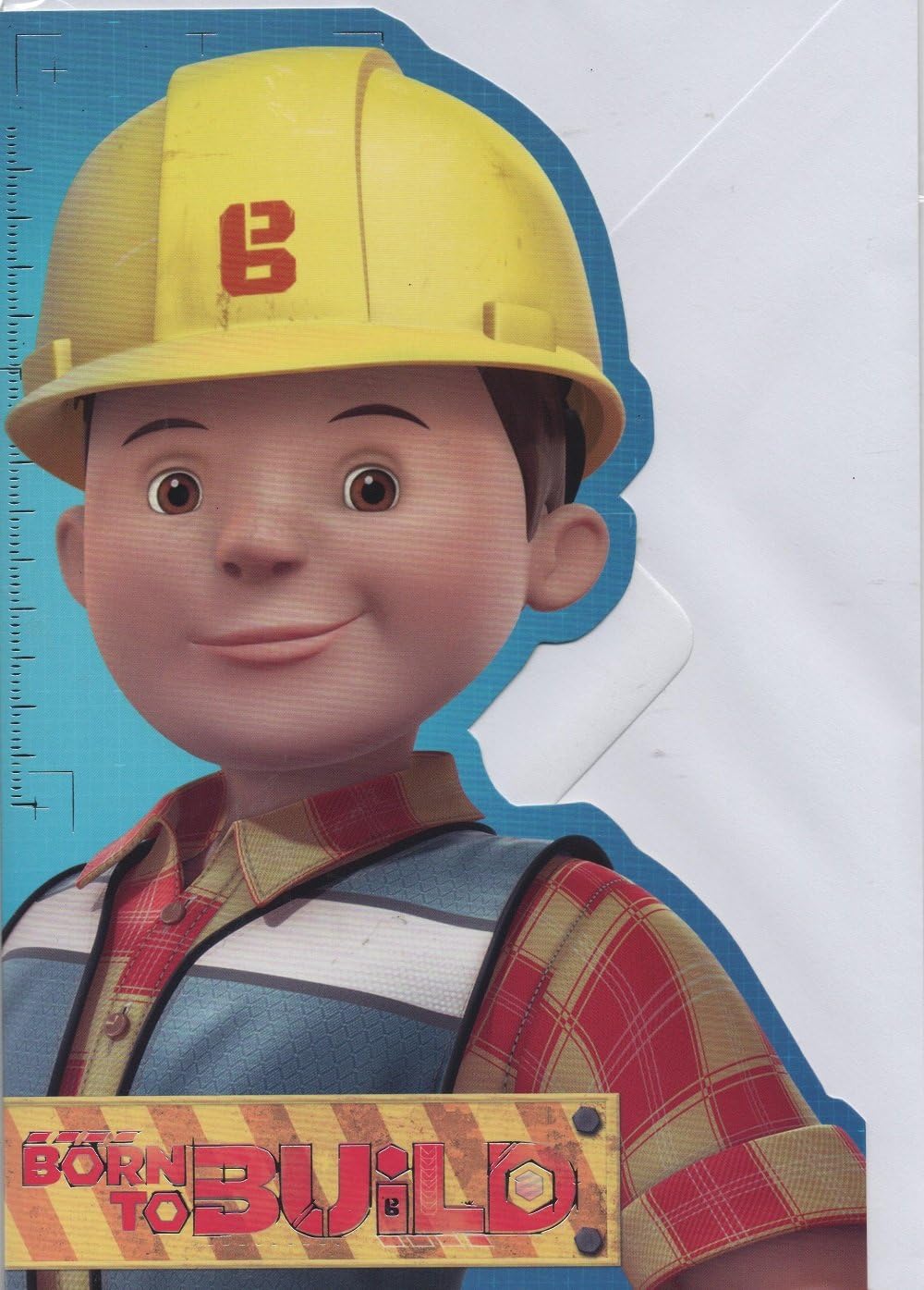 Gemma International Bob the Builder Born To Build Birthday Card