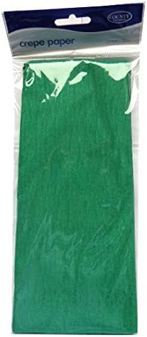 County Crepe Paper - Dark Green 1.5m X 50cm