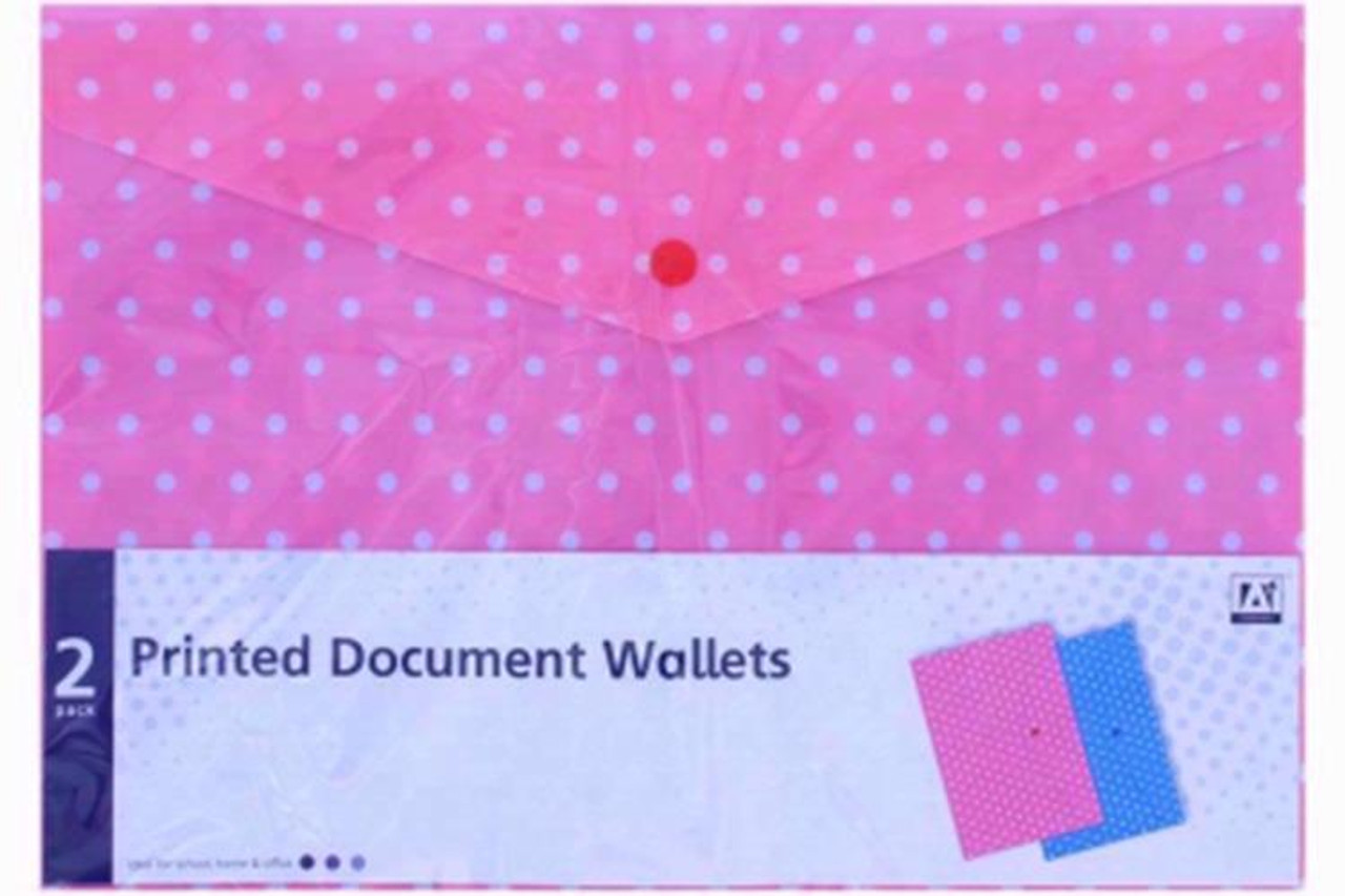 Anker Stationery 3 Printed Document Wallets