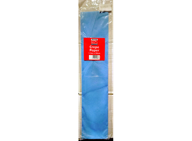 Crepe Paper - Blue 1.5m X 50cm