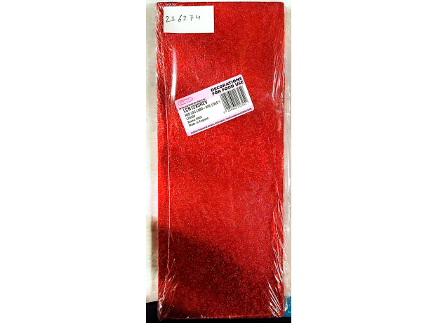 Culpitt Log Card - Red 12 X 5Inch