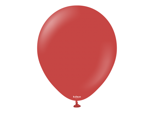 Kalisan 25 Standard Latex Balloons - 18 Inch Deep Red