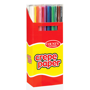 County 48 Crepe Papers Box - Assorted Colours