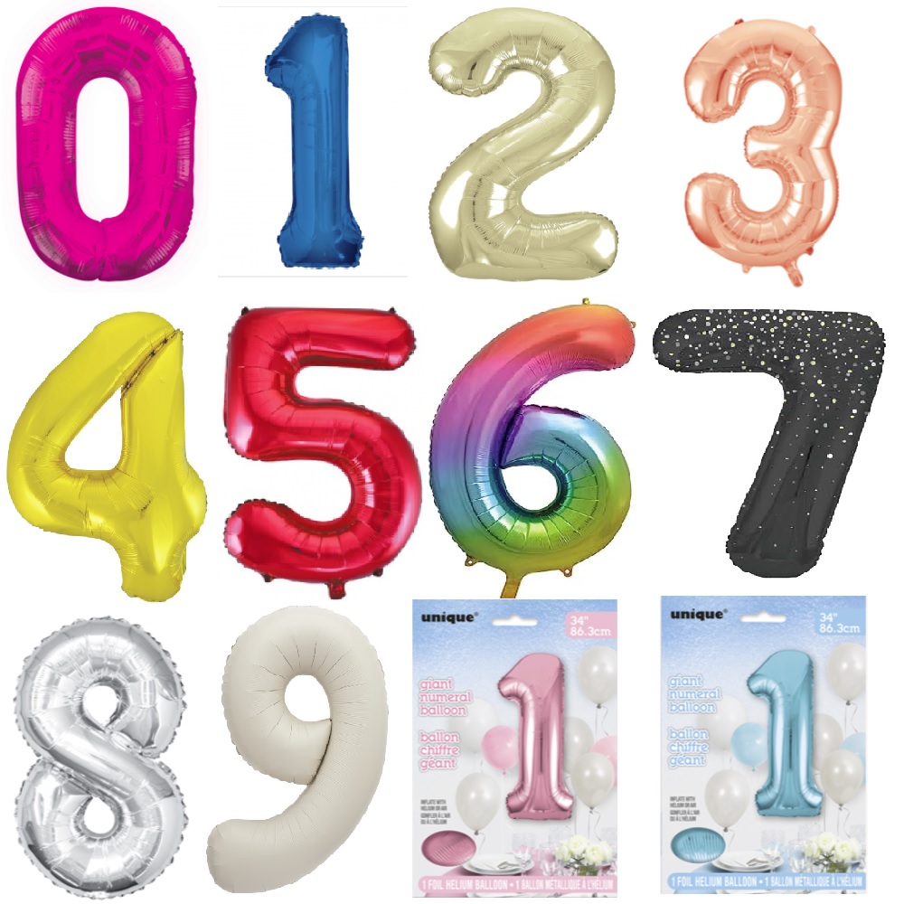 Save 40% On Number Balloons