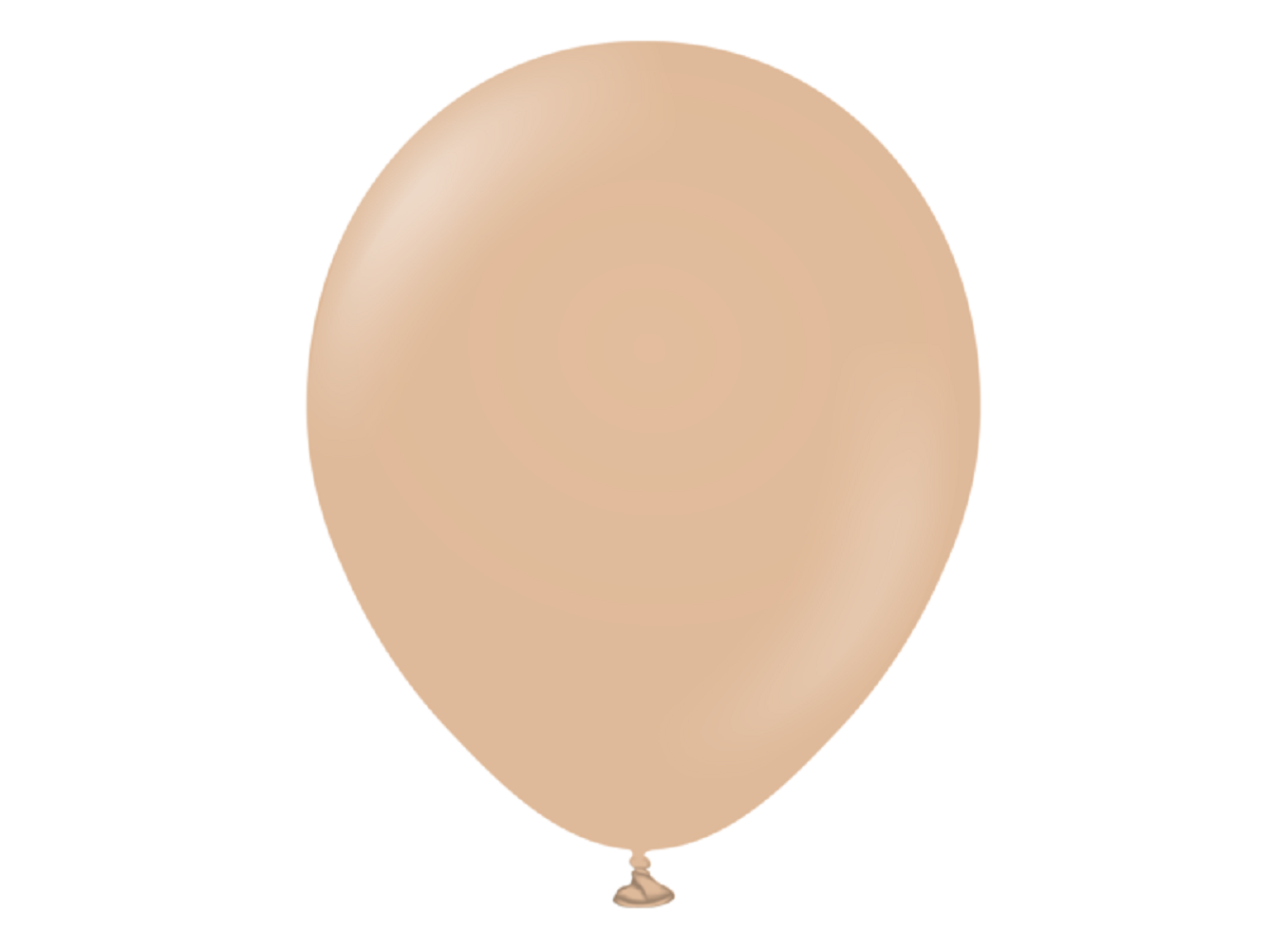 Kalisan 100 Retro Latex Balloons - 12 Inch Desert Sand