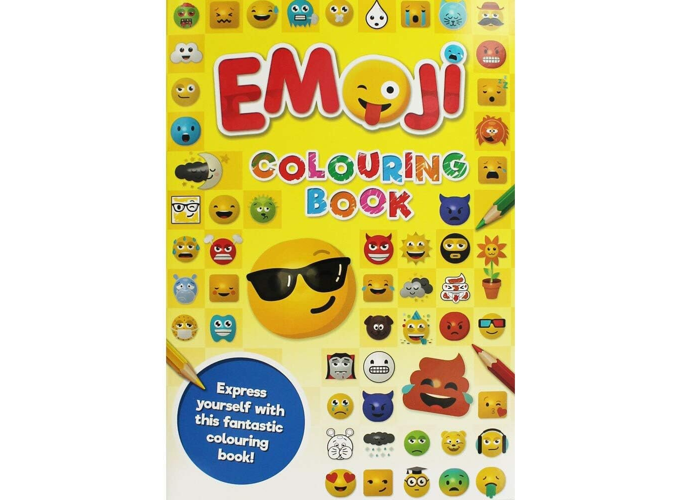 Alligator Emoji Colouring Book