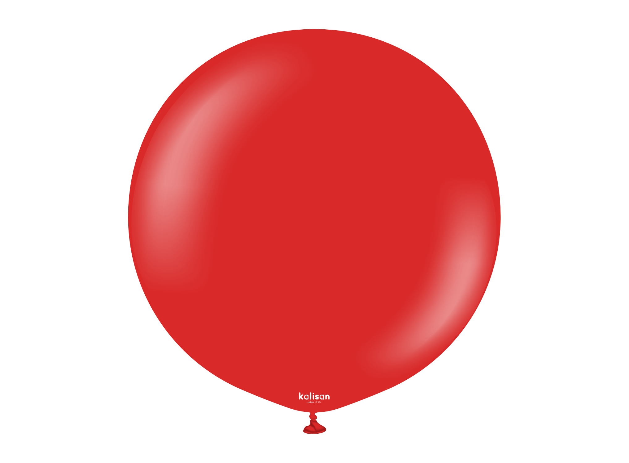 Kalisan 2 Standard Latex Balloons - 24 Inch Red